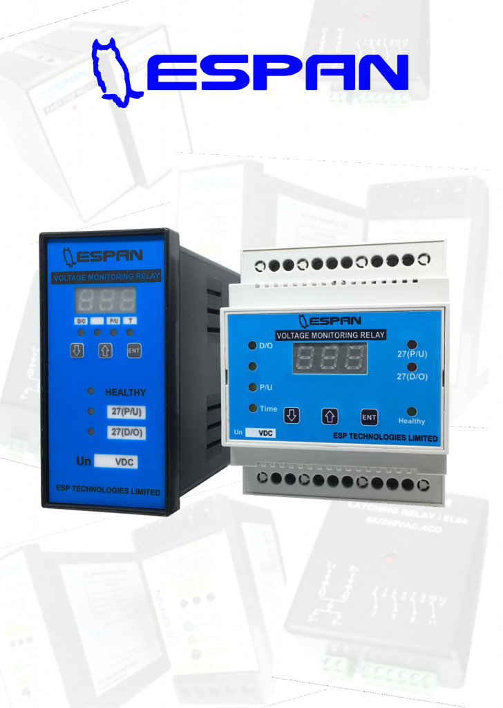 Digital DC Voltage Monitoring Relay - ESPTECHNOLOGIES