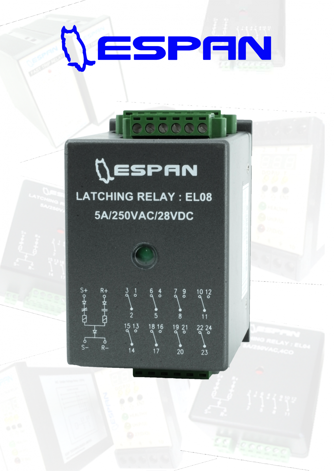 Modular Latching Relay - ESPTECHNOLOGIES